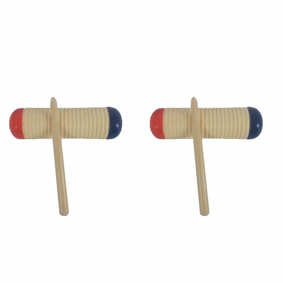 Деревянные гуиро-шейкеры в наборе 2 шт, музыкальные игрушки для детей