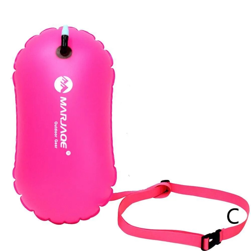 Буй для плавания MARJACЕ Outdoor Gear Плавающий спасательный дрейфуя мешок Красный ПВХ 48*29см