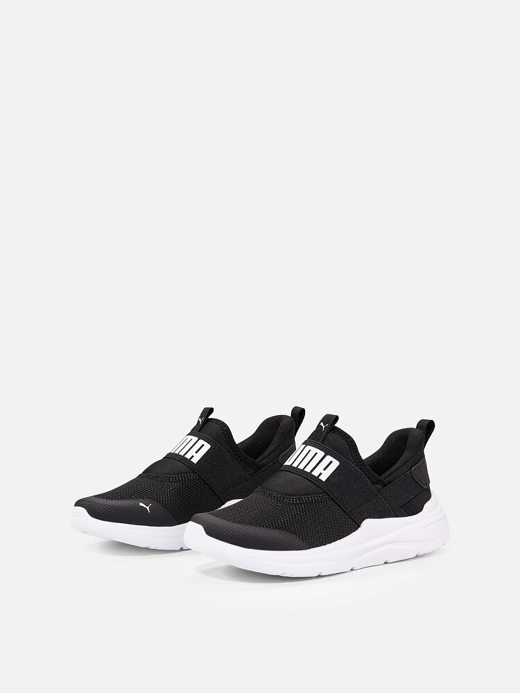 Кроссовки PUMA Soft Wired 2 Sliptech PS, размер 30.5, черный — фото 1