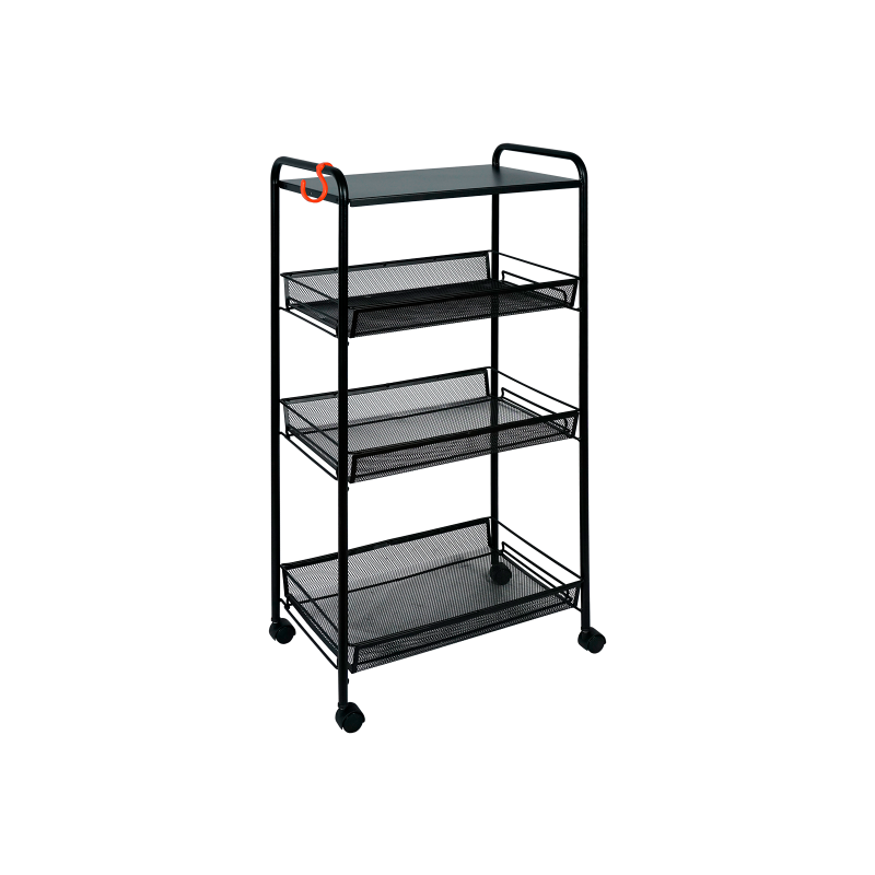 Этажерка 4-Х полочная ладья со столом 34КС белый 450х300х880ММ 34КС соликамск