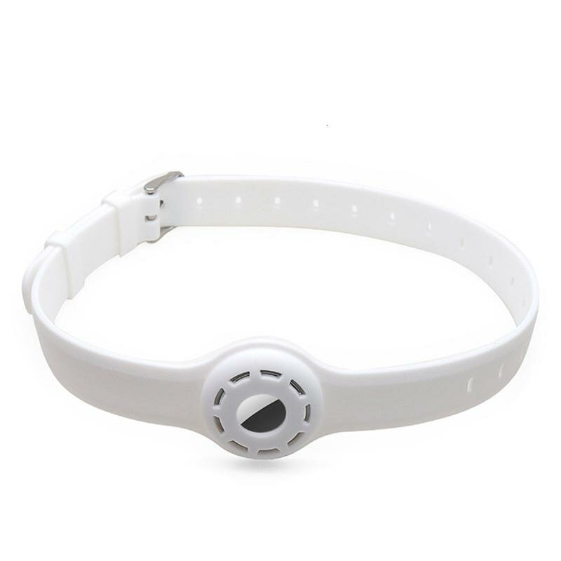 Силиконовый ошейник для GPS-трекера для кошек и мелких собак, Белый