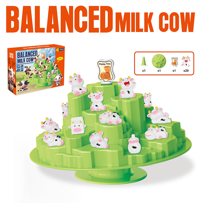 Игра на баланс, бурый медведь, белый медведь, корова, кролик, десерт, щенок, развивающая интерактивная детская