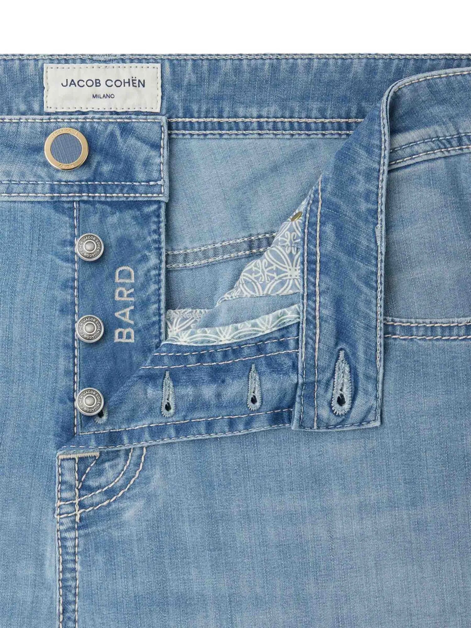 Джинсы Jacob Cohen Buttoned jeans, размер L, синий — фото 1