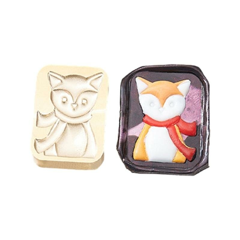 Печать с медведем из серии "Животные", D