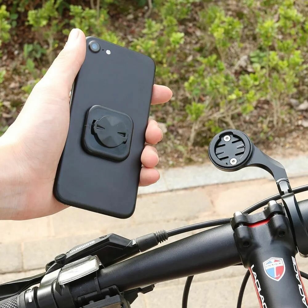 Крепление для смартфона на велосипед, фиксация на держатель Garmin