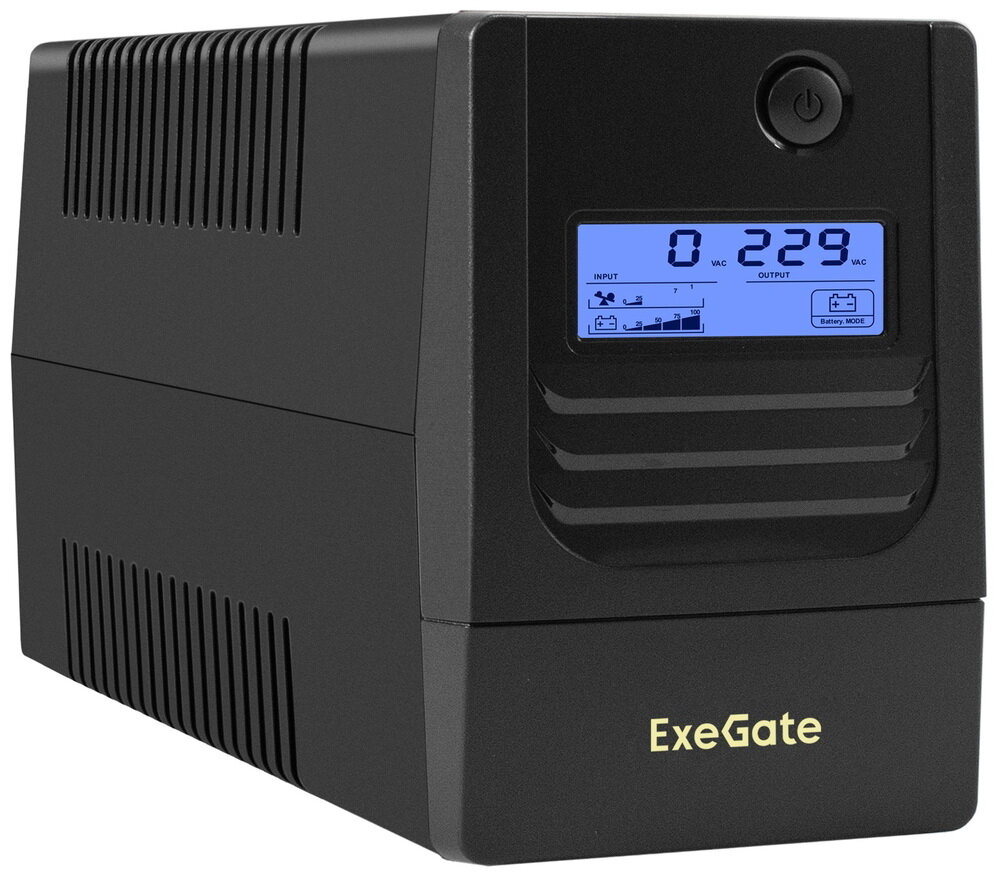 Источник бесперебойного питания ExeGate Smart LB-500. LCD. AVR.4C13