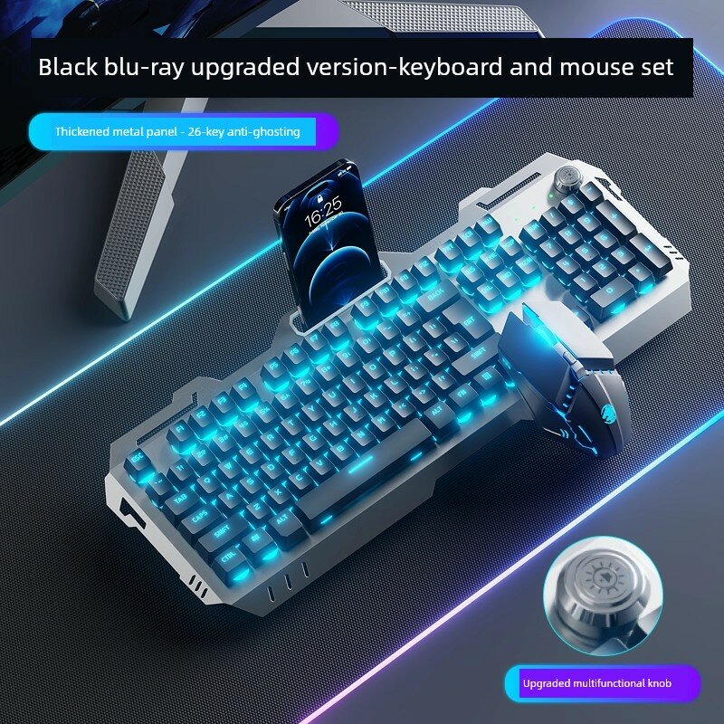 Механическая клавиатура и мышь Forerunner, комплект из трех предметов, гарнитура для компьютерных киберспортивных игр,