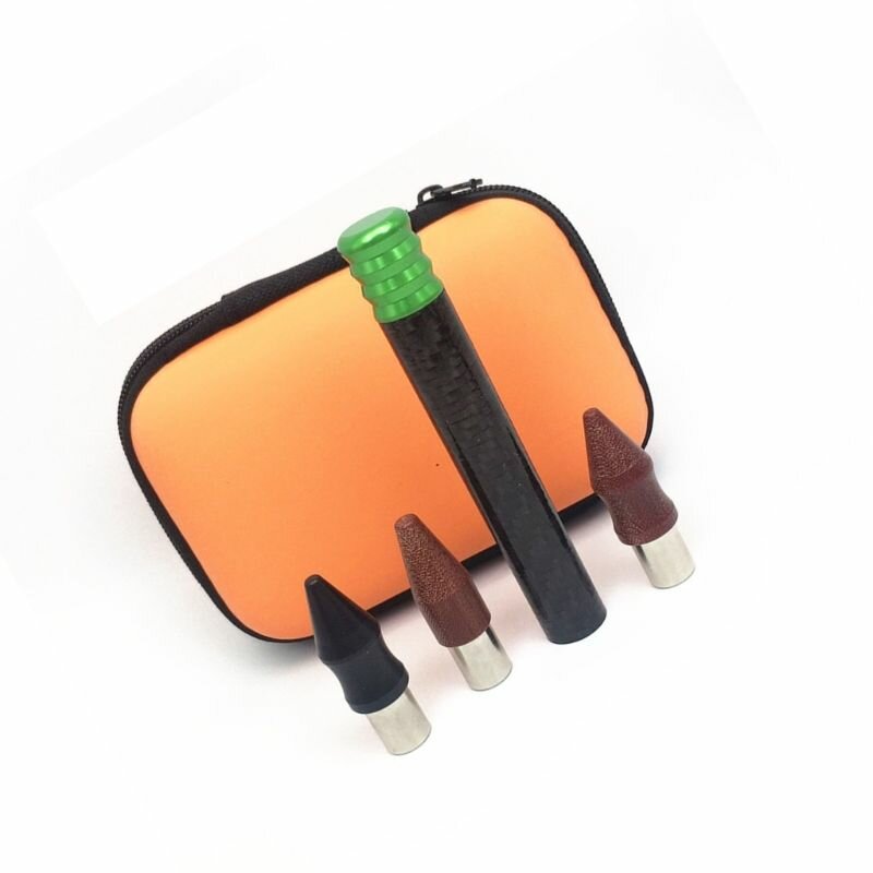 Ручка для выравнивания автомобильных отбойников-магнитное углеродное волокно плюс 3 головки ручек отправки в сумку хранения