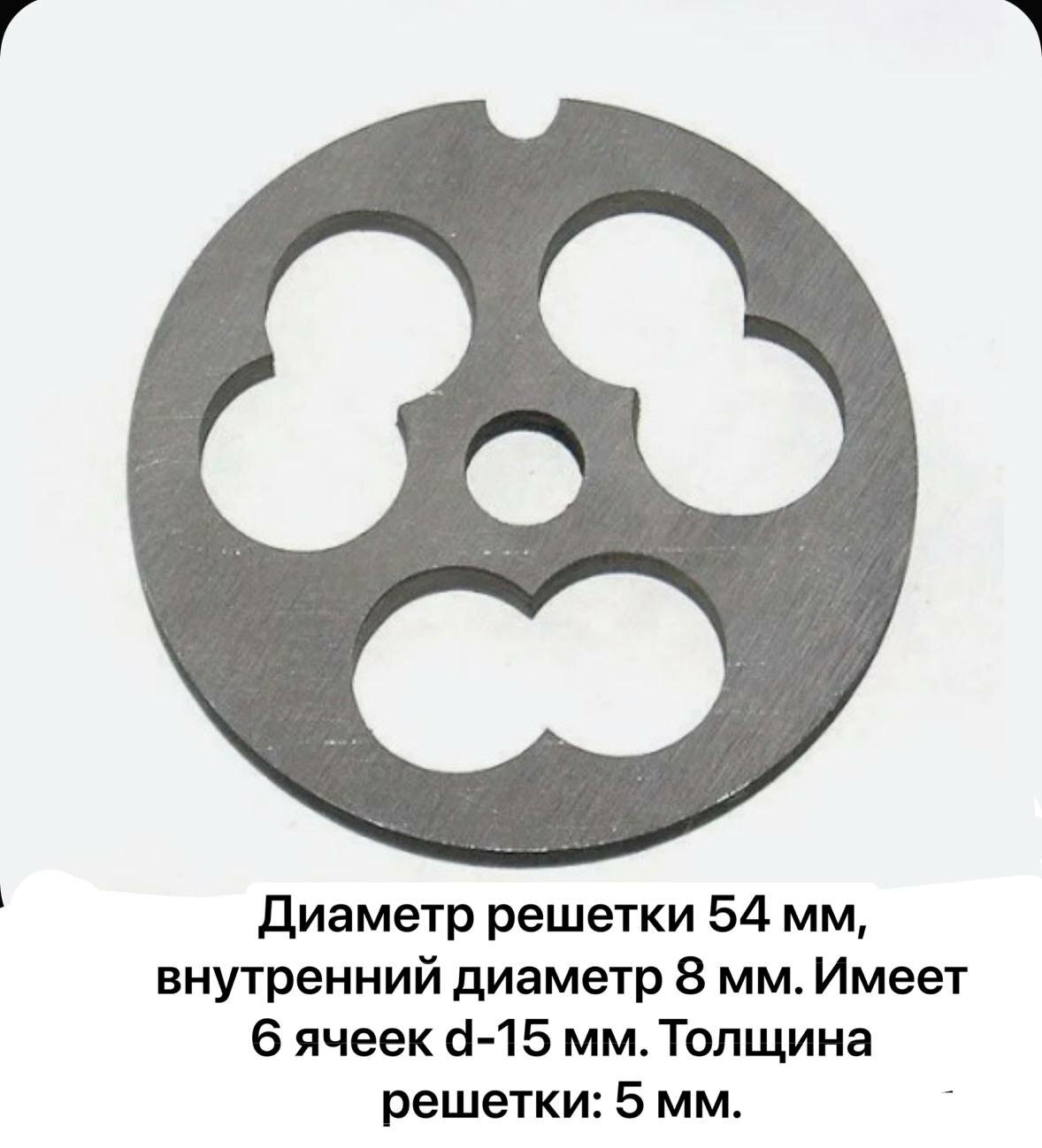 Решетка для мант, колбас для мясорубки ЭМШ 35/300 дива