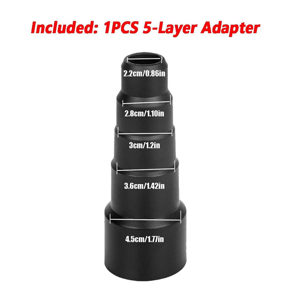 VODOOL Адаптер для шланга пылесоса 45/36/30/28/22 мм 1PCS 5-Layer