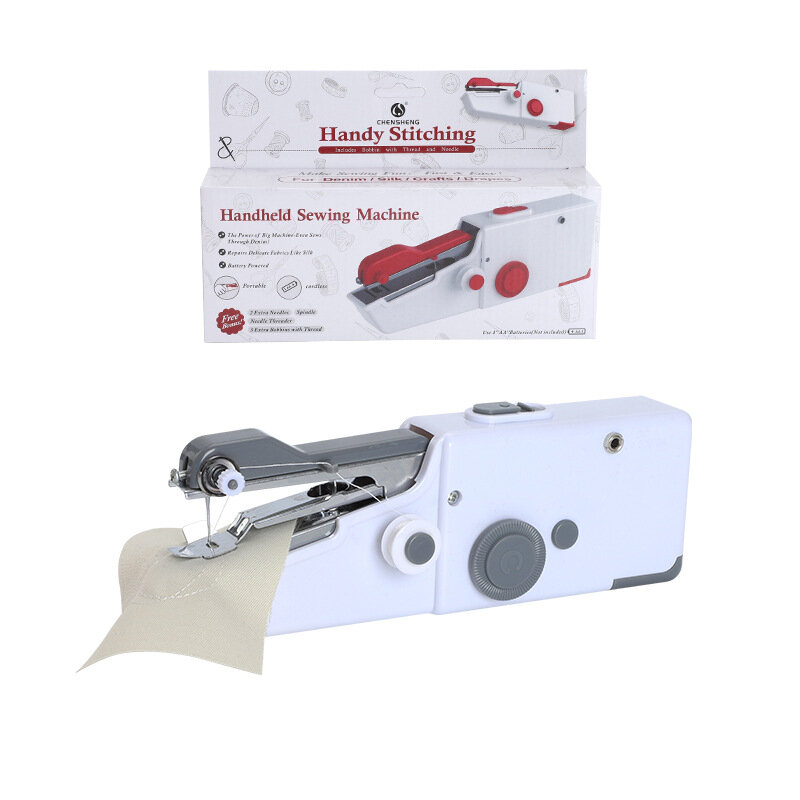 Электрическая ручная швейная машина с квадратной головкой, высокий внешний вид, для домашнего использования, прямые поставки от производителя, низкое энергопотребление, портативная машина для раскроя одежды