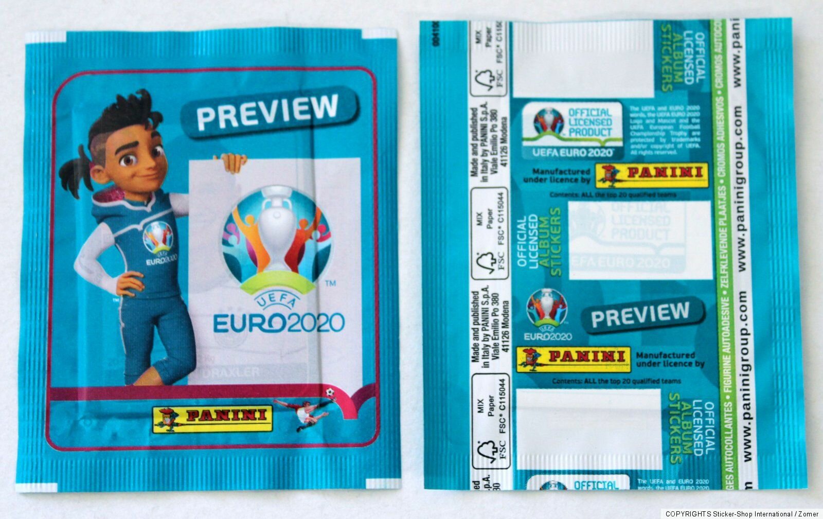 Panini EURO PREVIEW 2020 команда Чехия