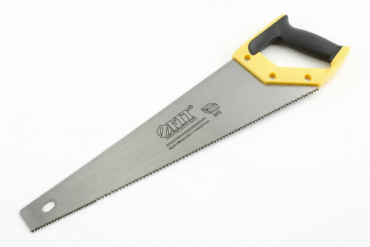 Ножовка по дереву 7-8 TPI 450мм зуб 2D каленый Профи FIT