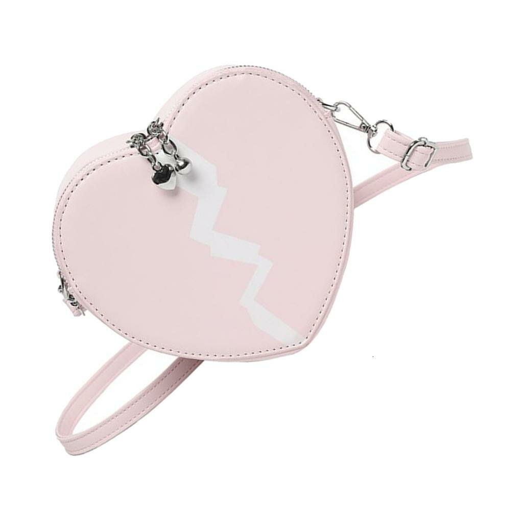 Женская сумка-мессенджер в форме сердца, модная сумка через плечо, стильная сумка через плечо,