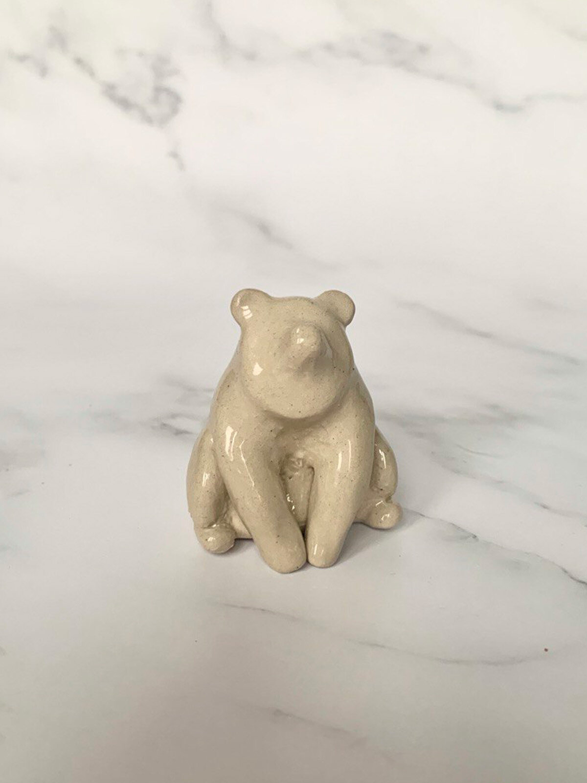 Фигурка медведь, авторская керамика