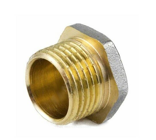 Aquasfera Заглушка лат Ду50 НР никель 9017-06 027-8939