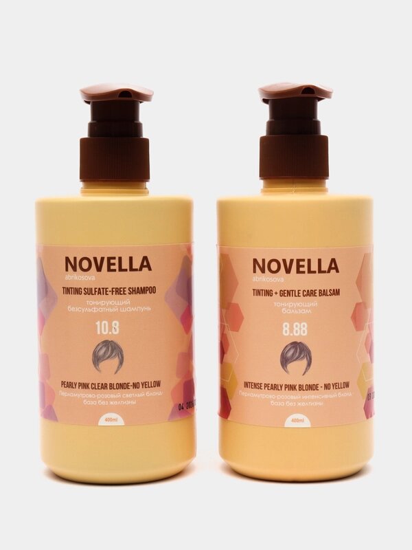 Novella Abrikosova Набор Шампунь 10.8 + Бальзам 8.88 400+400мл