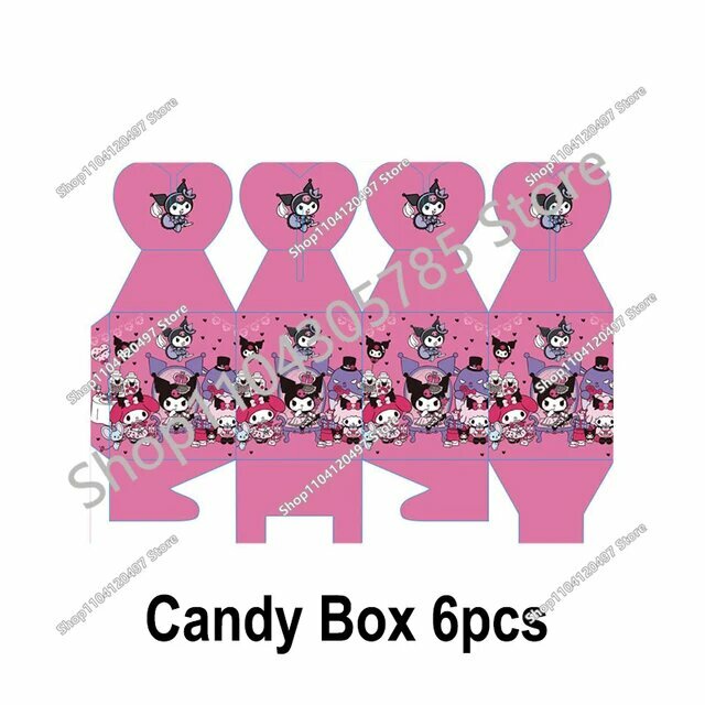 Набор фольгированных воздушных шаров с мультяшными персонажами Sanrio: Куроми, Май Мелоди, Коричная собачка, Hello Kitty. Игрушка для украшения детского дня рождения.