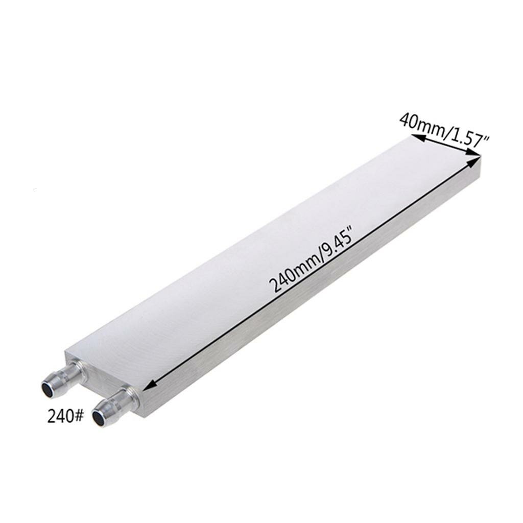 Алюминиевый водоблок для охлаждения CPU и видеокарты, Черный