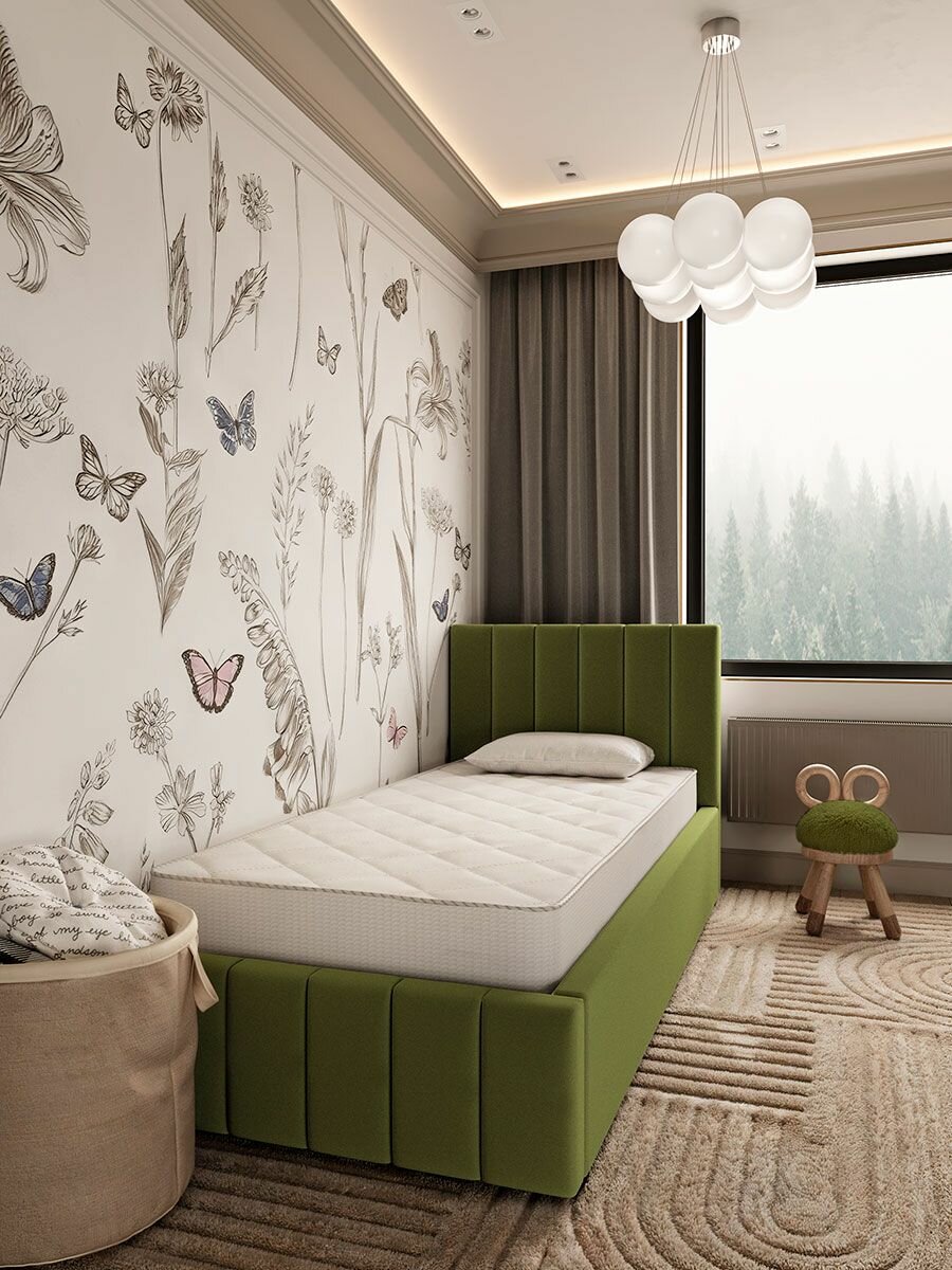 Микс Интерьер кровать Милан 90х200 с подъемным механизмом