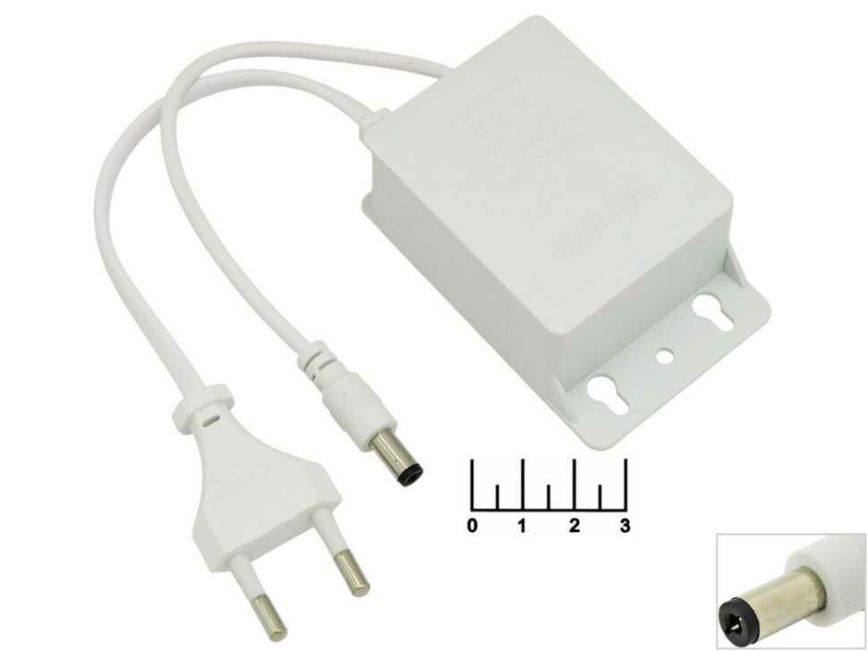 Блок питания 12V 2A SD-1202 импульсный (5.5*2.1) настенный