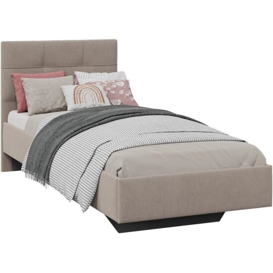 Кровать Трия Элис с мягкой обивкой Тип 1 (800) Велюр ultra cashmere