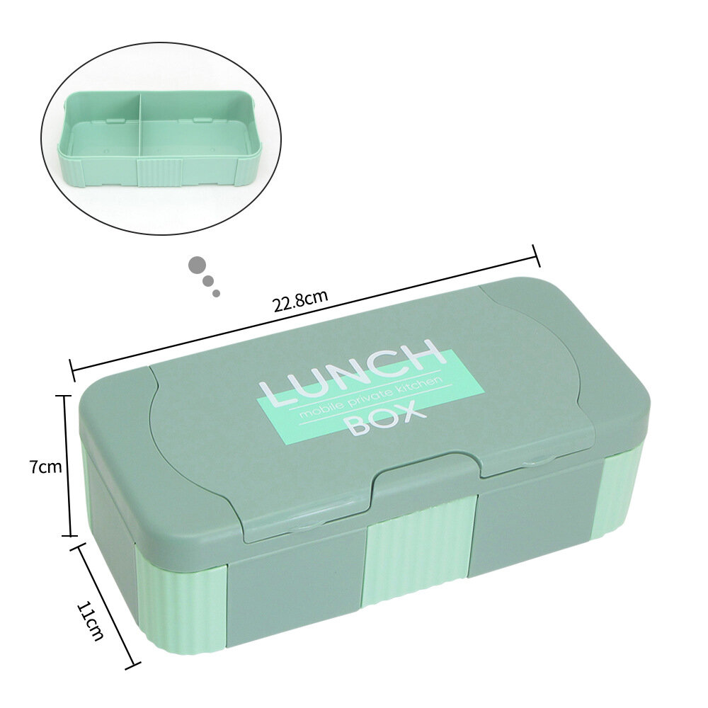 Креативный японский стиль ланч-бокса, герметичный многосекционный бенто-бокс для студентов, большой объем ланч-бокса для офисных работников, пищевой класс