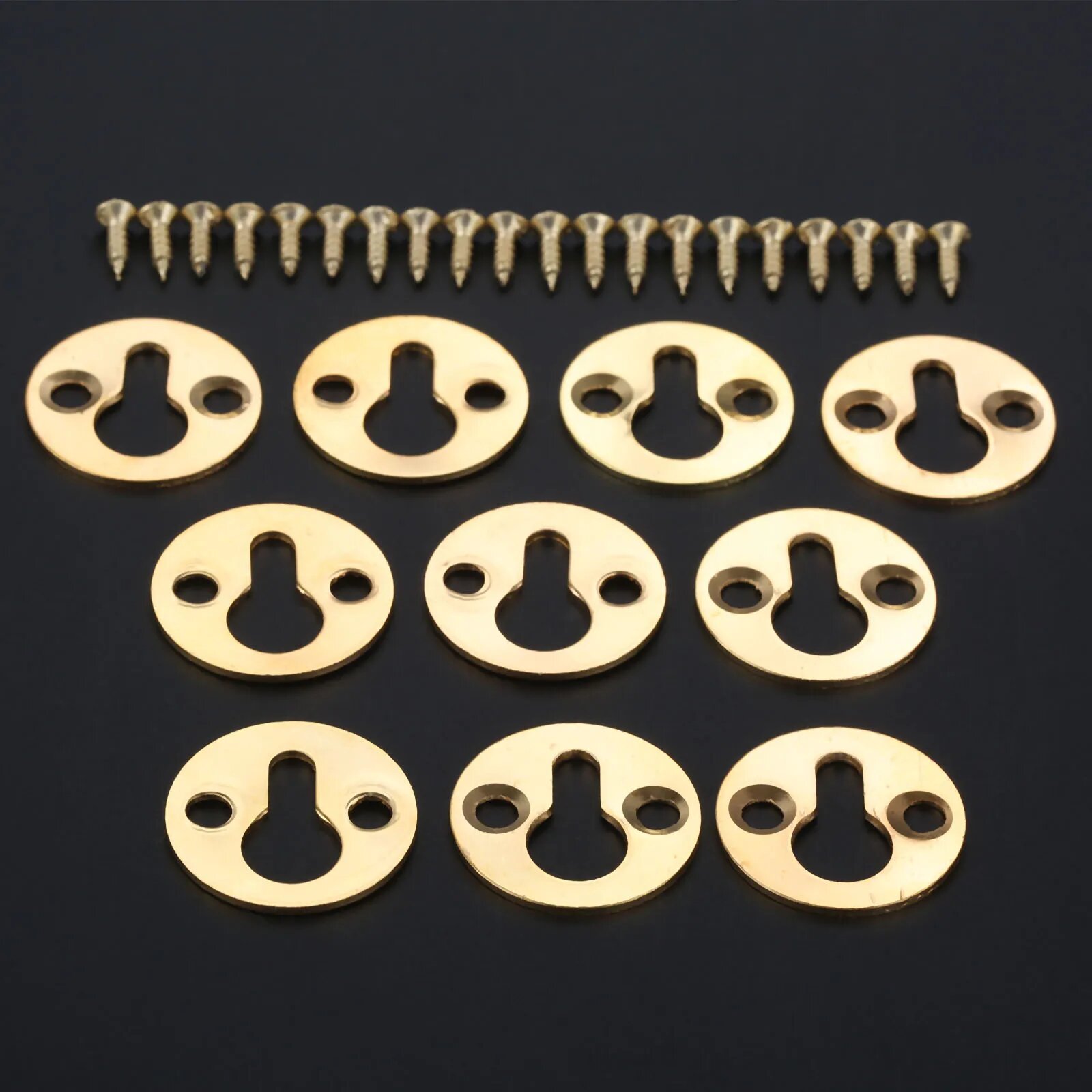 Крючки для фоторамки 25 мм, набор из 10 штук Золотой