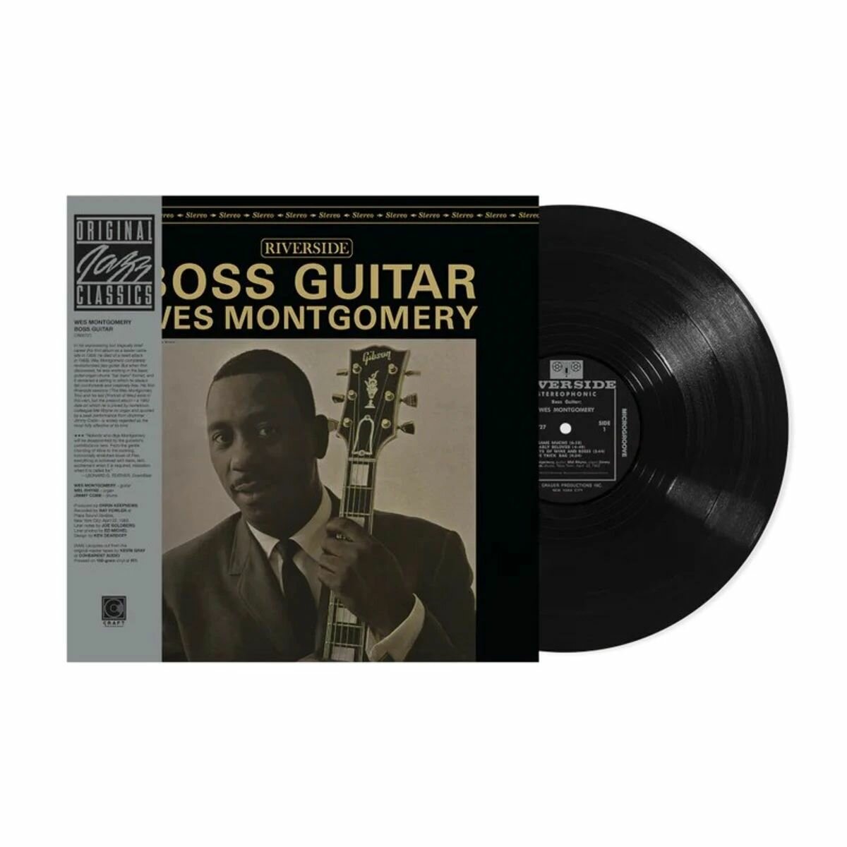 Wes Montgomery - Boss Guitar (Analogue, Original Jazz Classics) (LP) 2025, Concord, Black Vinyl, Original Jazz Classics Series Фирменная виниловая пластинка