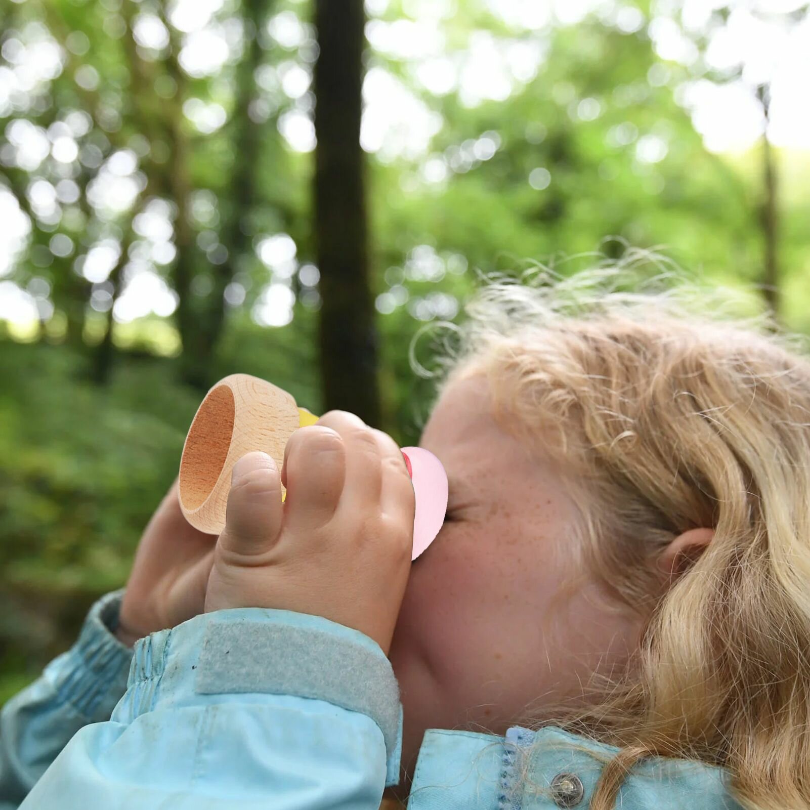 Классический калейдоскоп из натурального дерева , Калейдоскоп