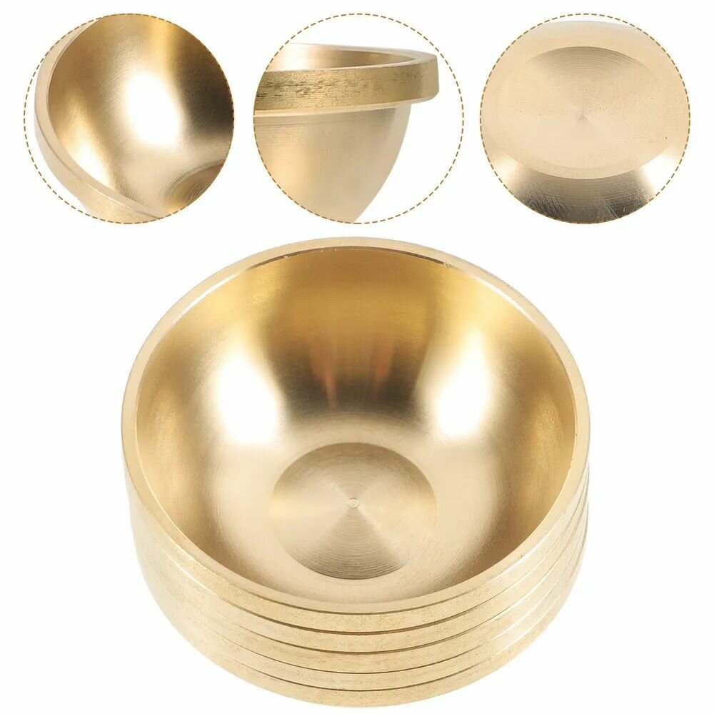 5 шт. Металлическая чаша для бутылок с водой из латуни для буддийского поклонения