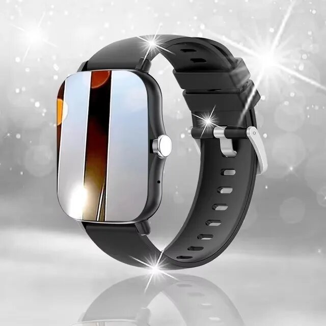 Умные часы SmartWatch 1.8" Black, черные