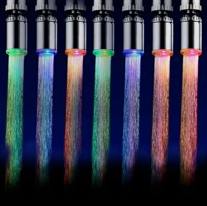 Светодиодная насадка на кран с душем аэратор для кухни