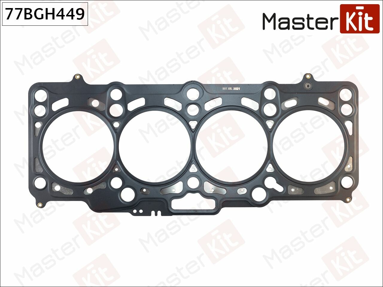 Прокладка ГБЦ AUDI CAGA, CAGB, CAGC, CAHA, CAHB, CBAA, CBAB, CBBB, CMEA, CAGA, CBDB, CEGA MasterKit 77BGH449