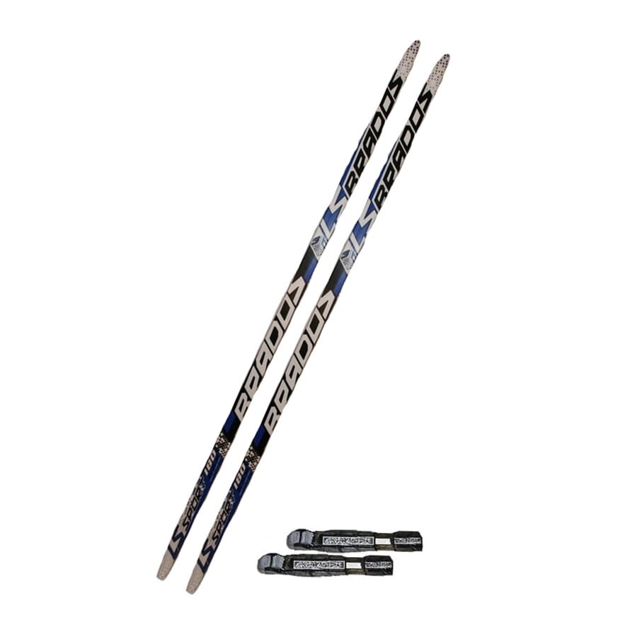 Лыжи STC Brados, длина 200 см, крепления NNN, без палок, синие