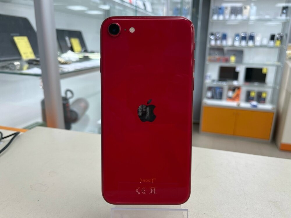 Смартфон Apple iPhone SE 2020 128 ГБ, nano SIM+eSIM, (PRODUCT)RED Б\У уценка