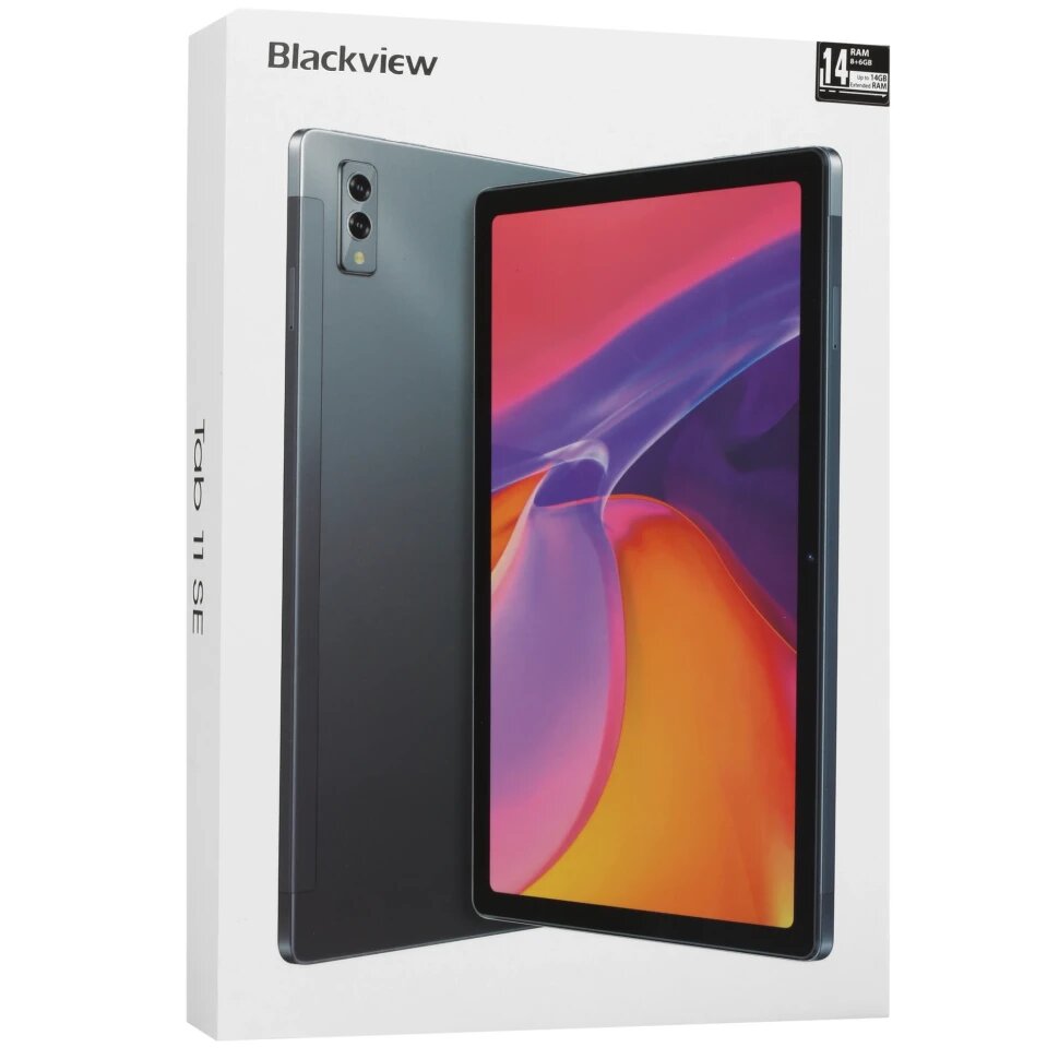 10.36" Планшет Blackview Tab 11 SE LTE 8/128 ГБ, 2000x1200, IPS, 60 Гц, 7680 мА*ч, голубой + чехол