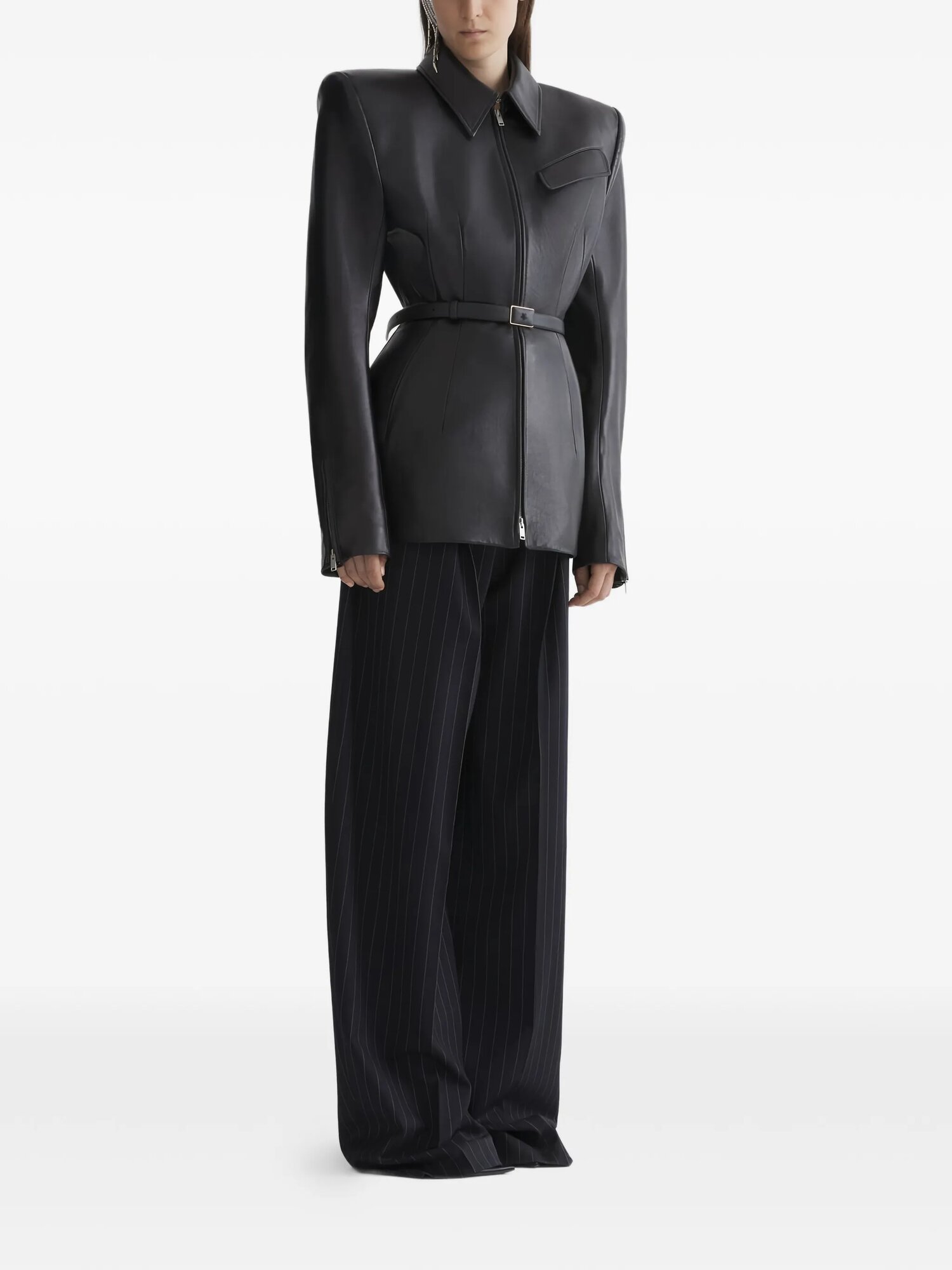 Куртка MUGLER, размер 36, black/black — фото 1