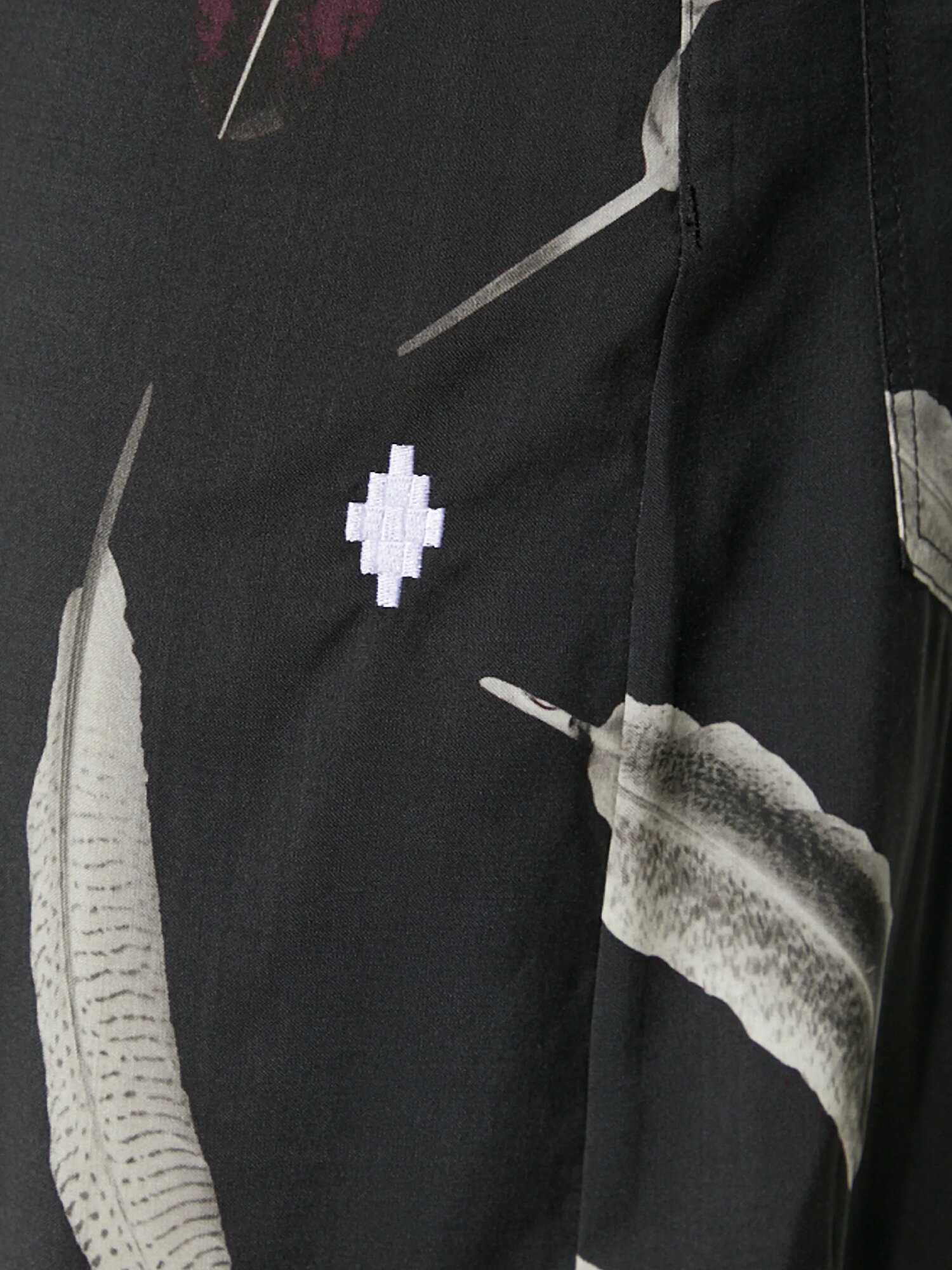 Брюки классические MARCELO BURLON, размер 50, черный — фото 1