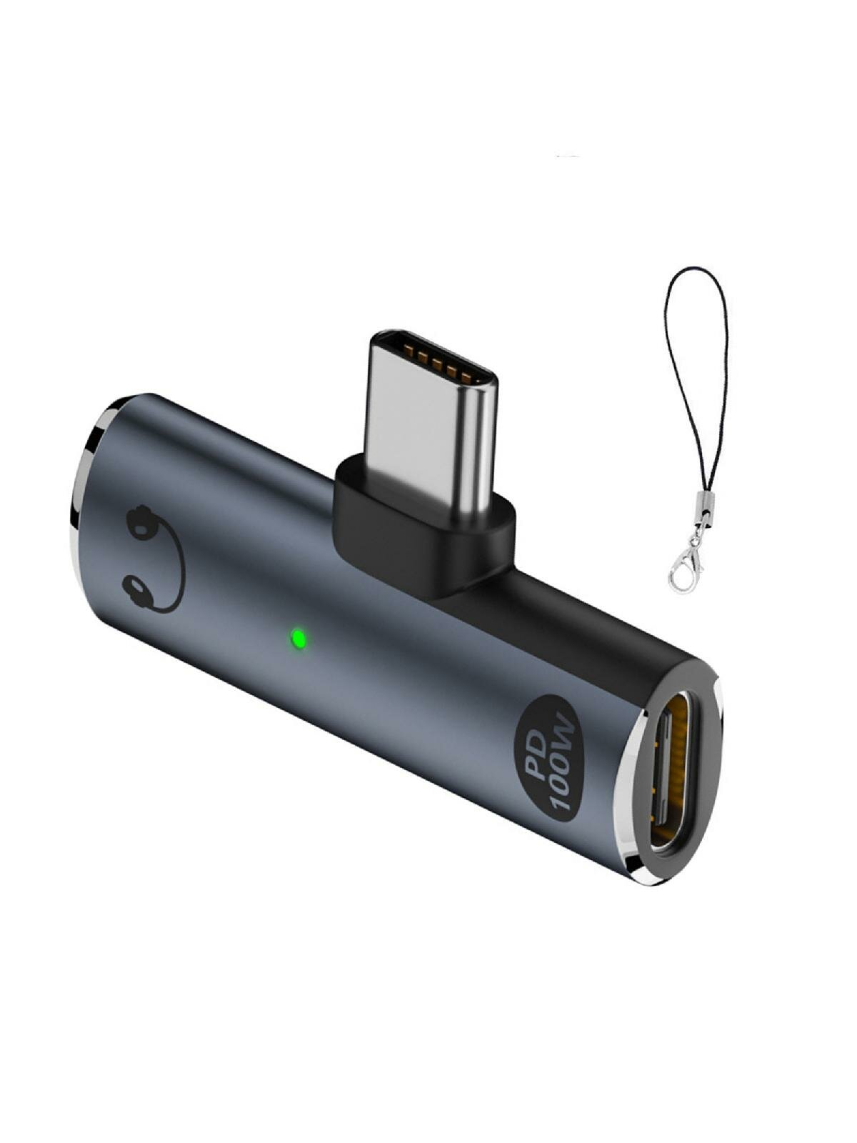 Разъем адаптера USB C-3,5 мм для наушников для улучшения радио, музыки и игр