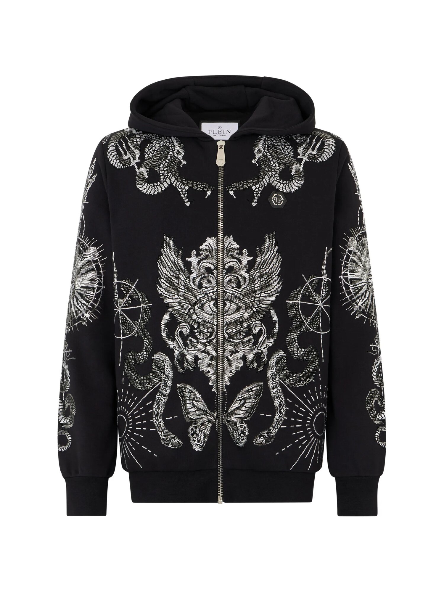 Худи Long-sleeve zip-fastening hoodie
