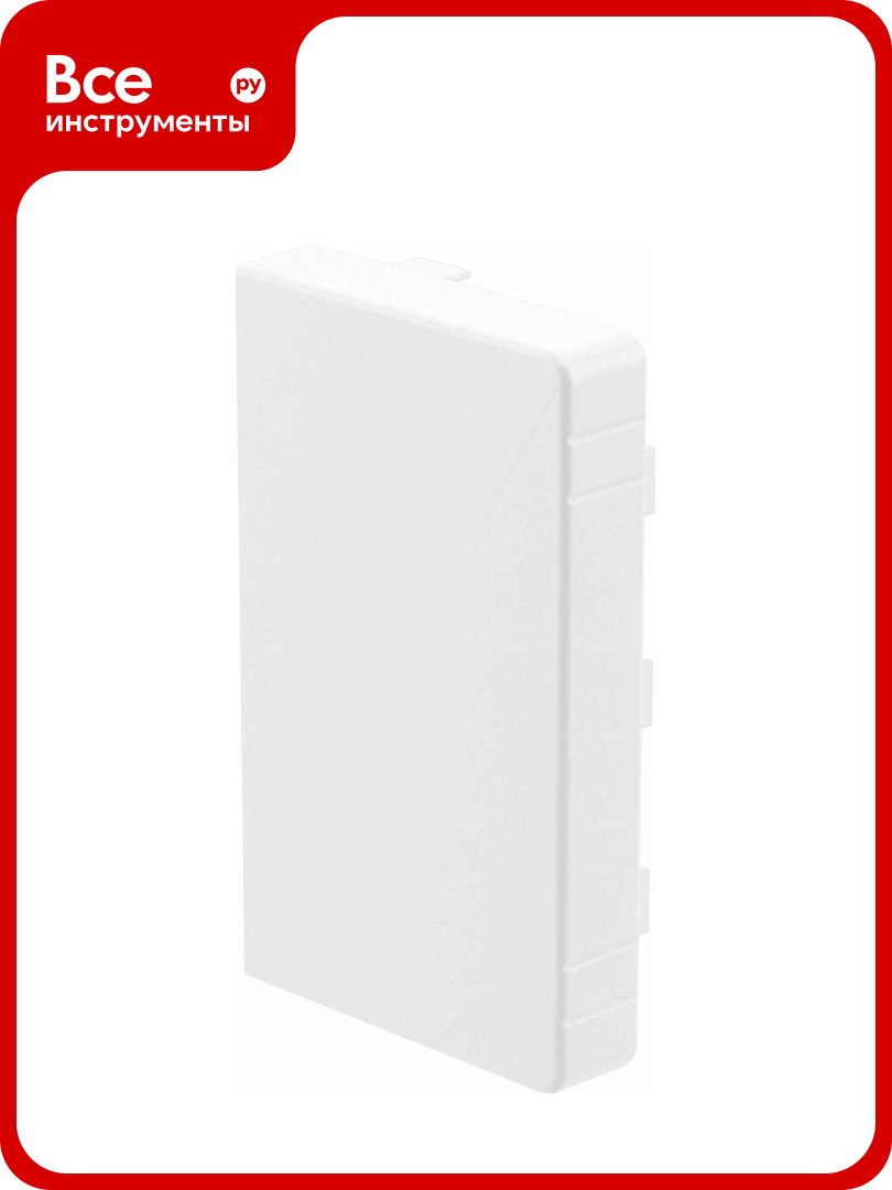 Заглушка DKC LAN пластиковая белого цвета, уровень защиты IP40, климатическое исполнение УХЛ4 класса