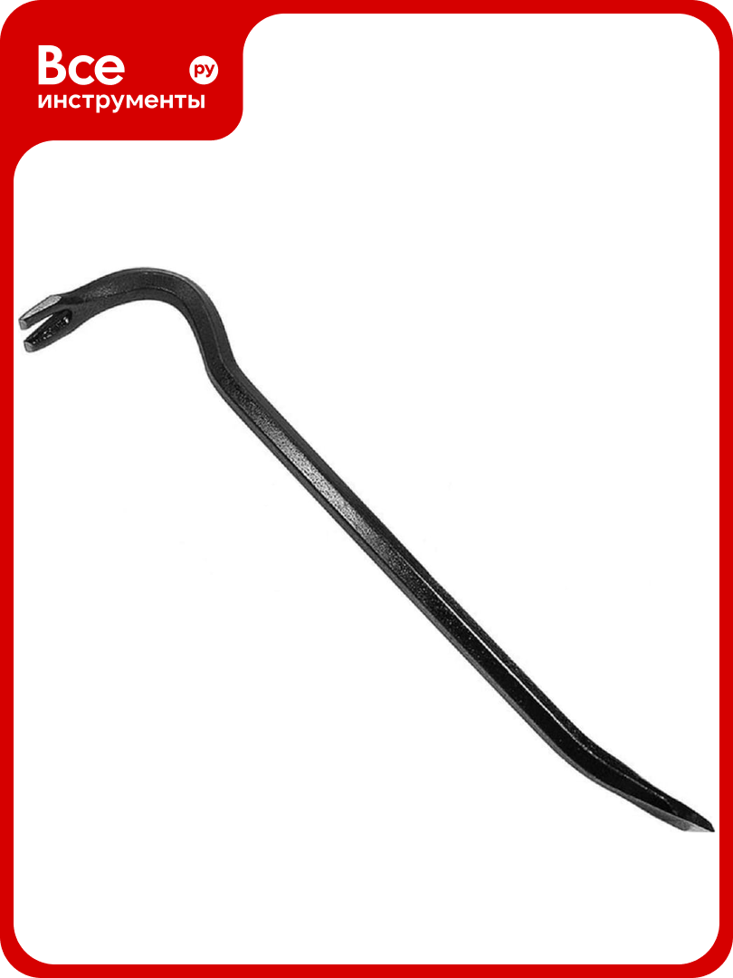 Лом-гвоздодёр 600 мм кованая сталь шестигранный профиль 16 мм Diamond Industrial DIDGV60016