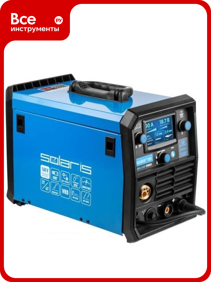 Сварочный полуавтомат SOLARIS ALUMIG-230DP SYNERGY SL1539-2