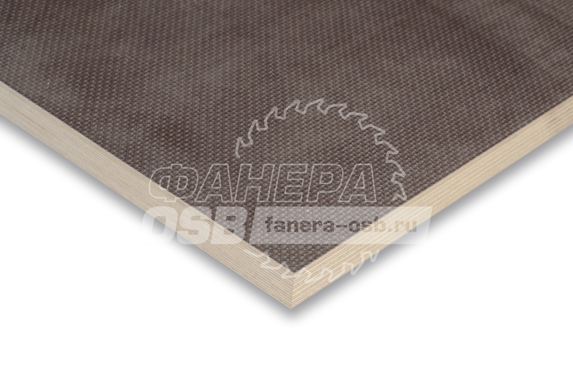 Фанера ламинированная 21мм 2440х1220мм сорт 1/1 сетка (антискользящее покрытие)