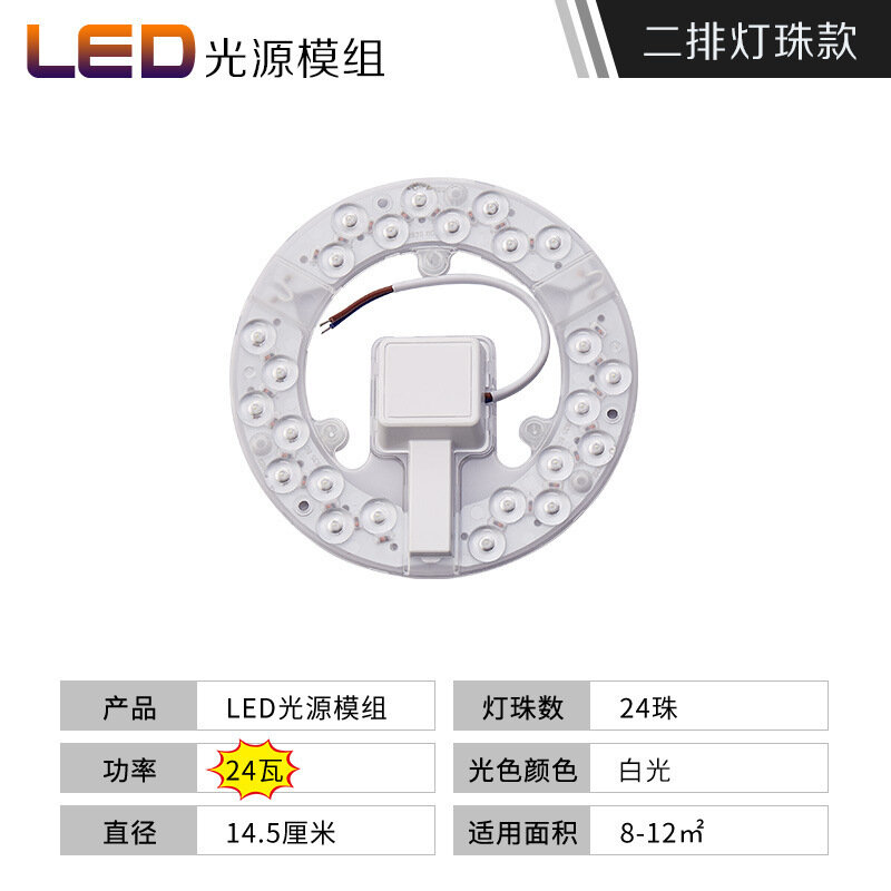 Горячая распродажаСветодиодная лампочка, потолочная лампочка, круглая, супер яркая, замена источника света, лампочка для спальни, световая панель, кольцевой модуль