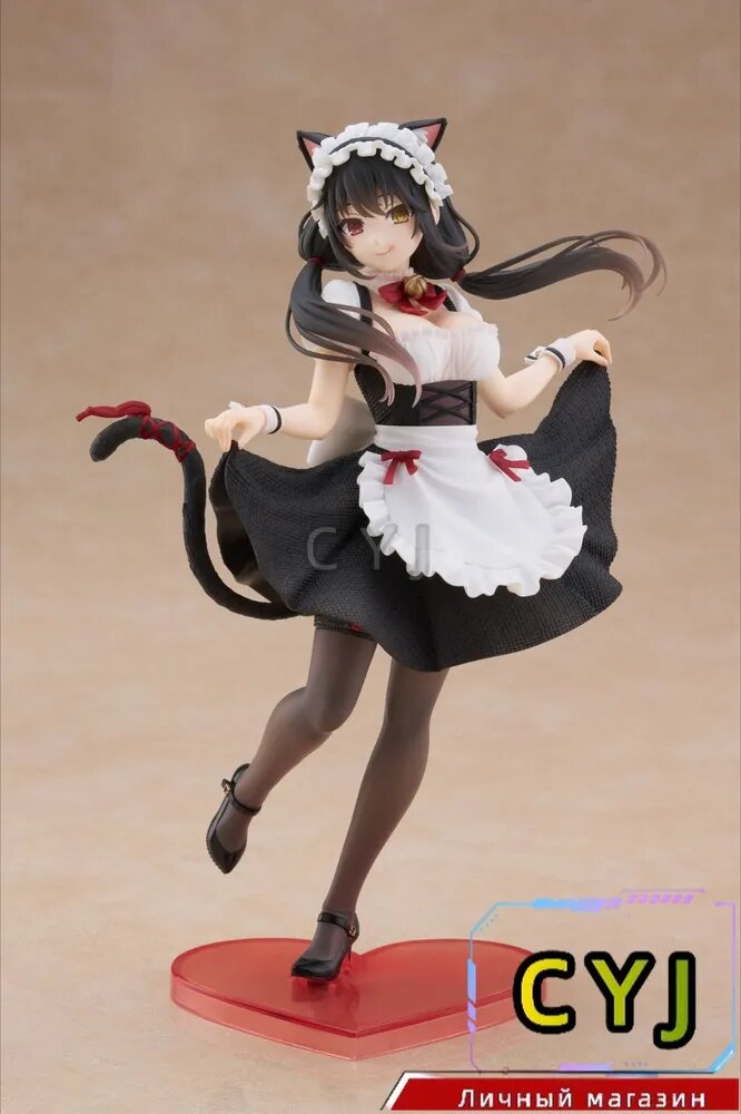 TAiTO Аниме фигура/DATE A BULLET V Coreful Figure Kurumi Tokisaki Cat Ear Maid/CYJ