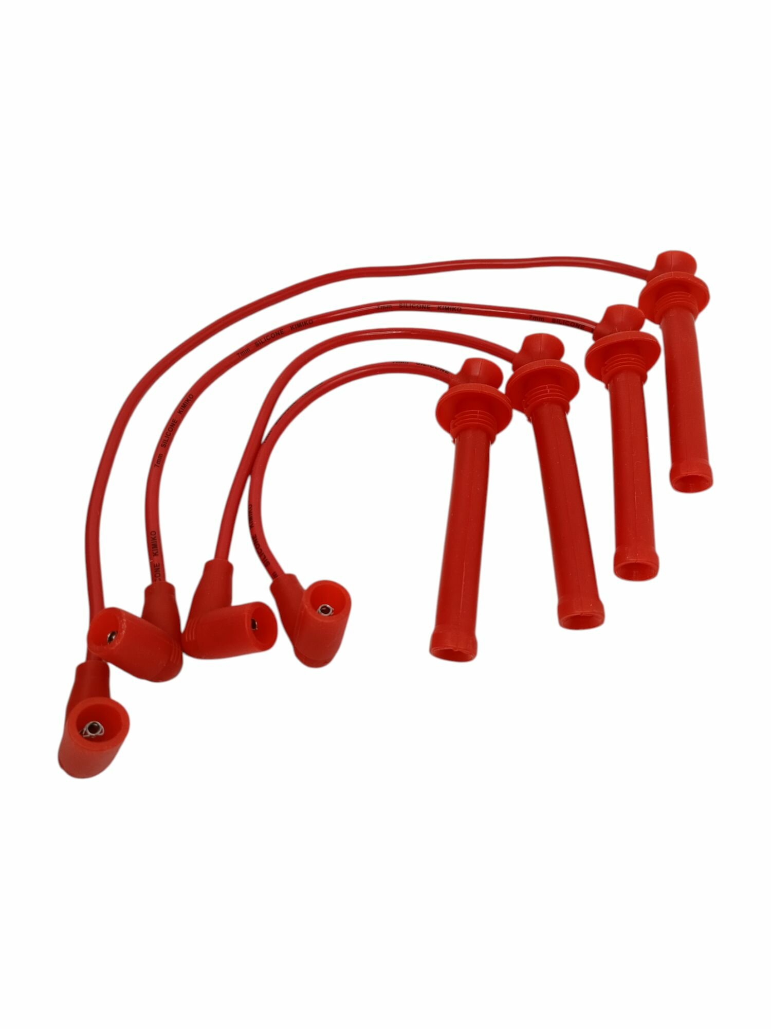 Провода высоковольтные силиконовые Чери М11 Бонус Тигго 1.6 1.8 Вортекс Естина Тинго (Chery M11 Bonus a13 Tiggo Vortex Estina Tingo) комплект 4шт KIMIKO