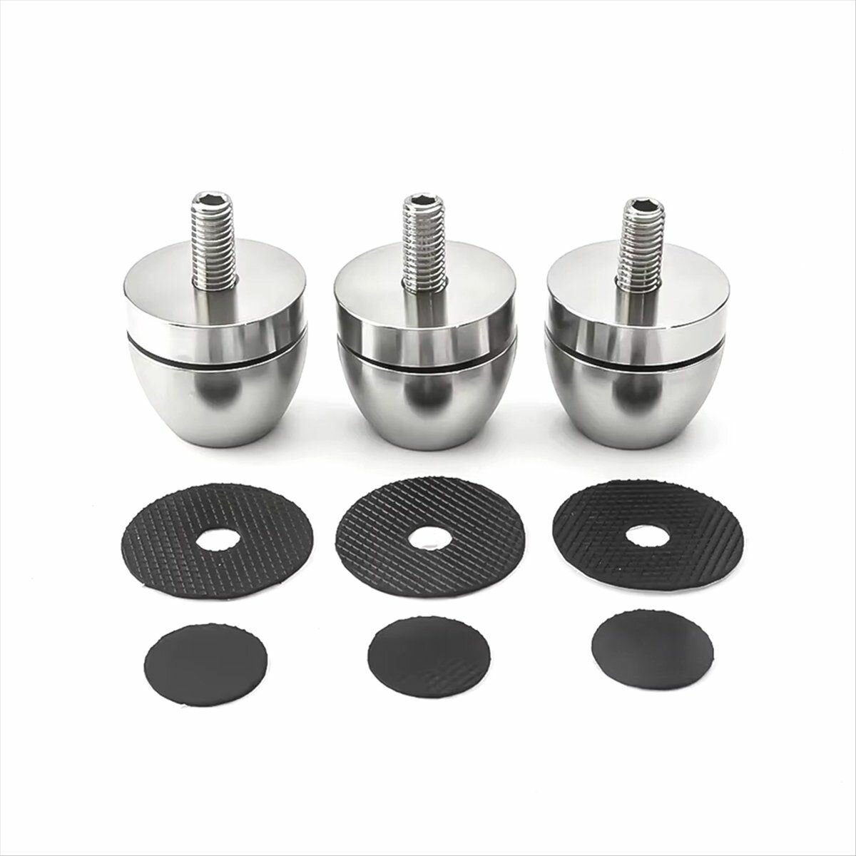 Демпферы для аудиоусилителей, изоляционные шипы из нержавеющей стали для подставки под корпус акустической системы.