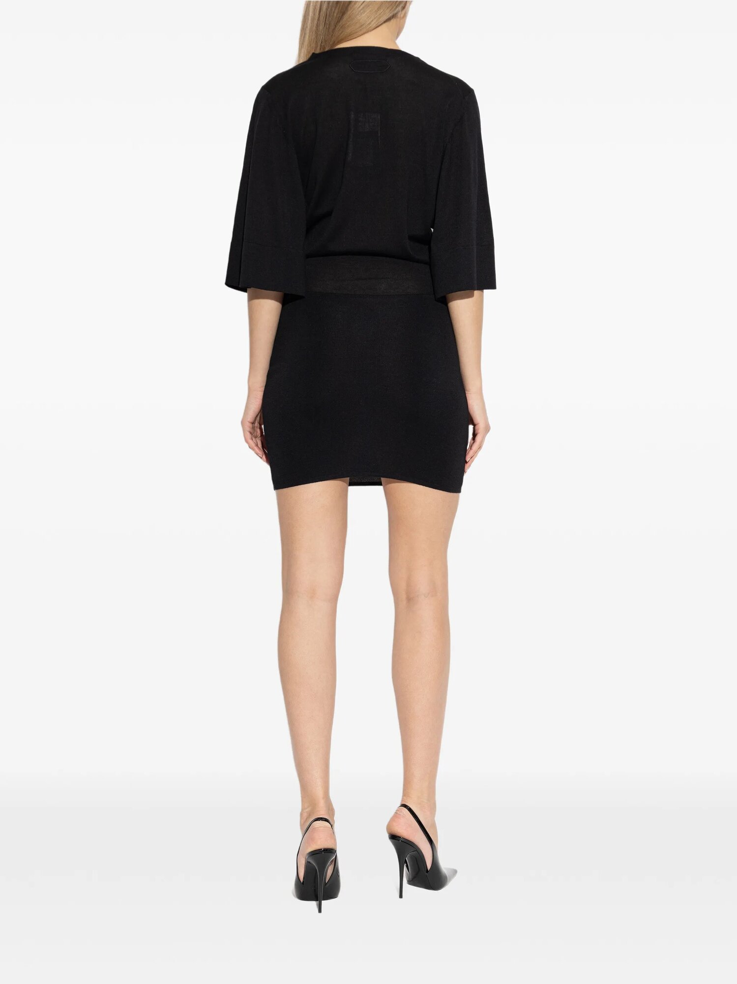 Платье Jacquemus Crew neck dress, размер 34 EU, black/black — фото 1